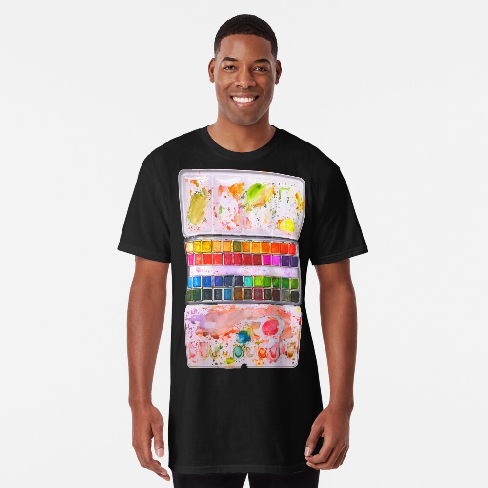 "Messy Watercolor Palette" Sticker for Sale by MandyRosko | Redbubble