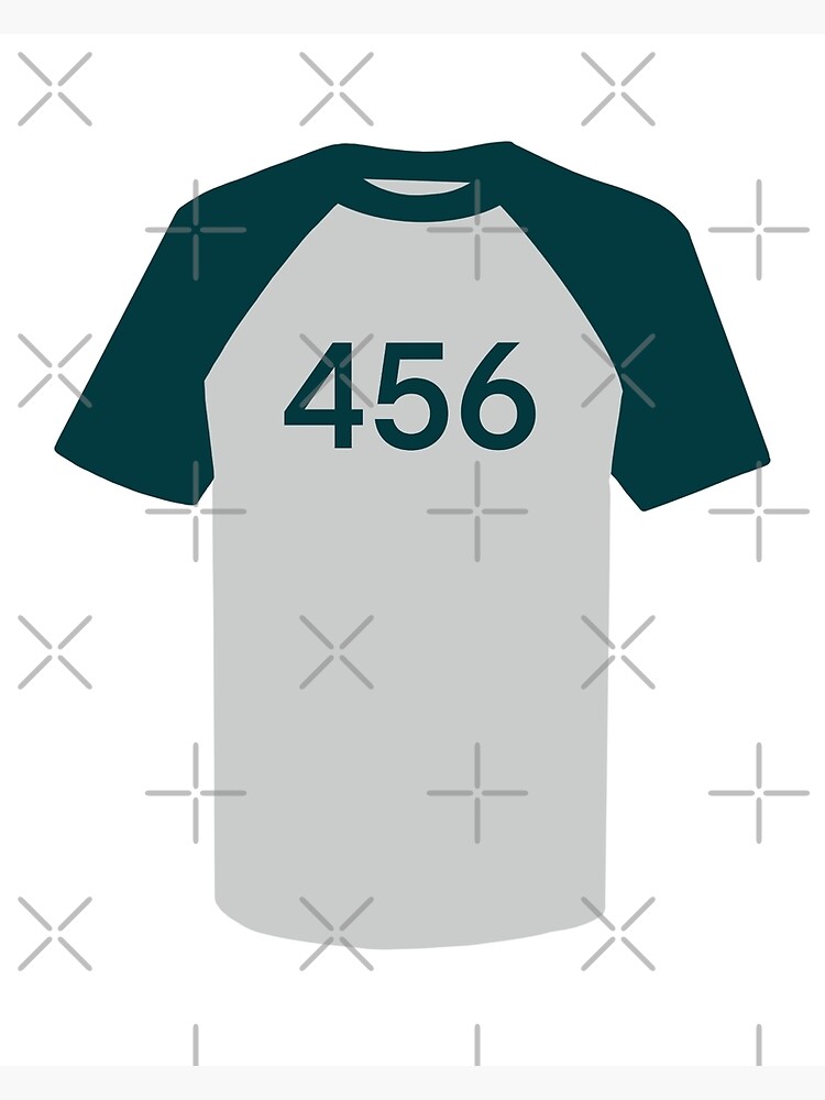 "Squid Game Shirt 456 Seong Gi-Hun" Art Print for Sale by luckymooninc ...