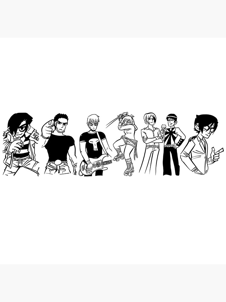 7 Deadly Exes - Scott Pilgrim Vs The World Premium Matte Vertical ...