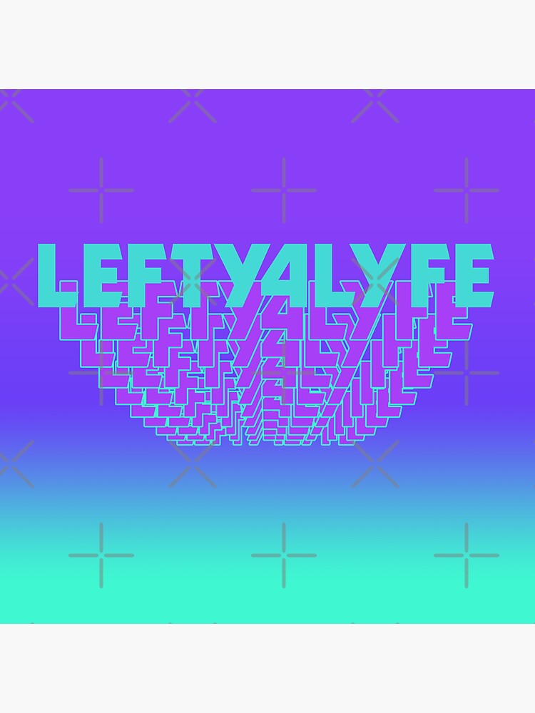 "lefty 4 lyfe" Sticker for Sale by leftyland | Redbubble