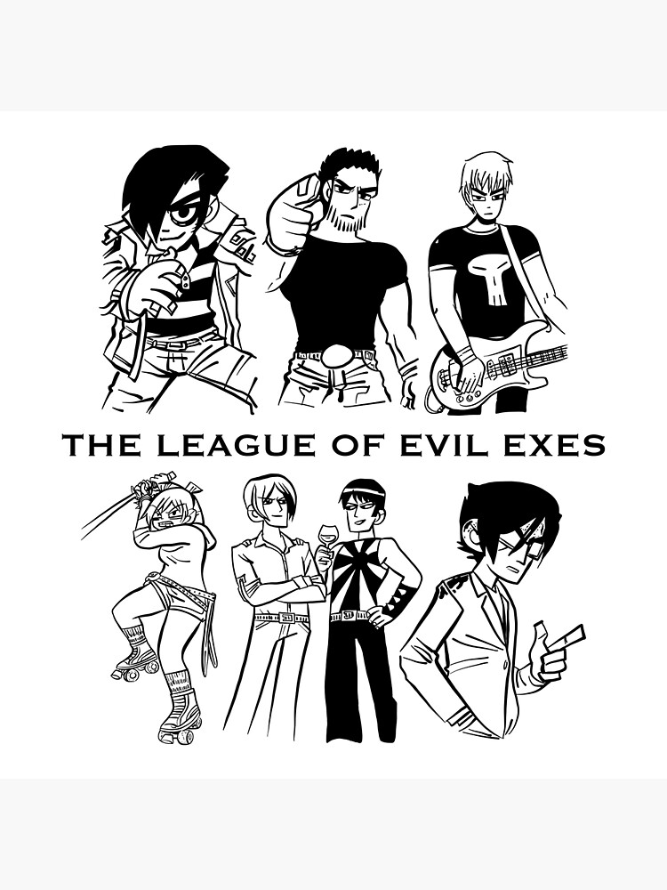 The League of Evil Exes - Scott Pilgrim Vs The World Premium Matte ...