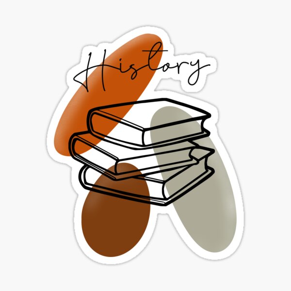 "History books time boho artwork " Sticker for Sale by TipTopTapo ...