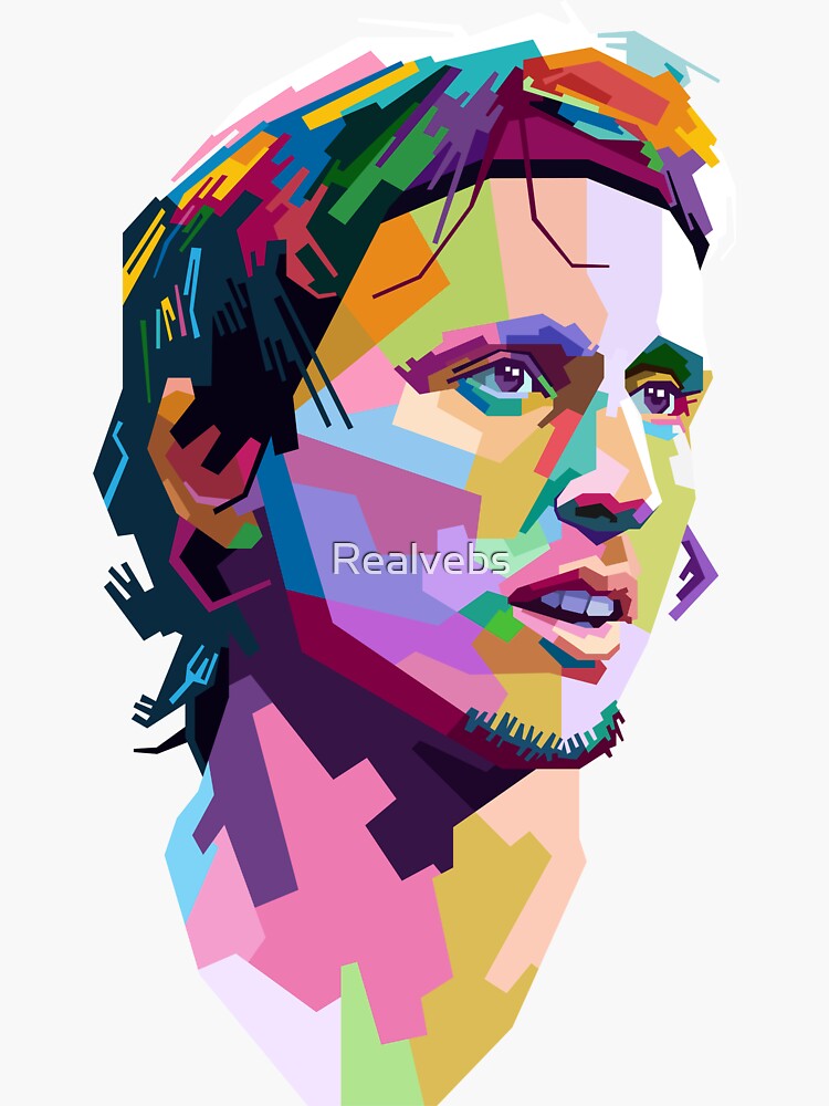 "Luka Modric Croatian Real Madrid Football Player - Pop Art" Sticker ...