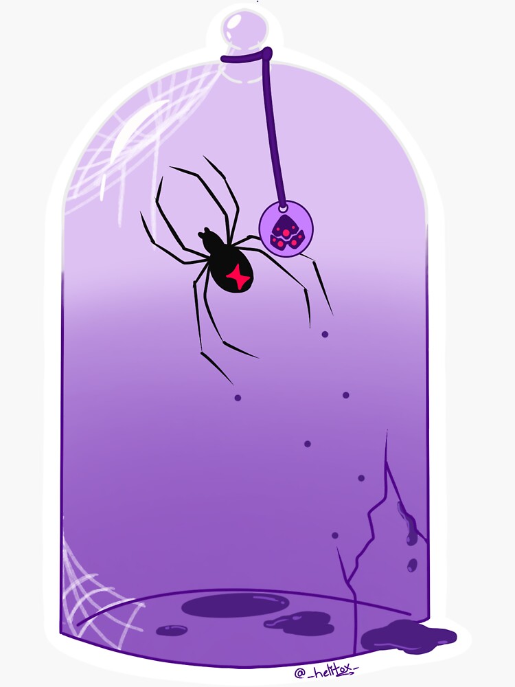 "Potion of The Widow" Sticker for Sale by Helitox | Redbubble