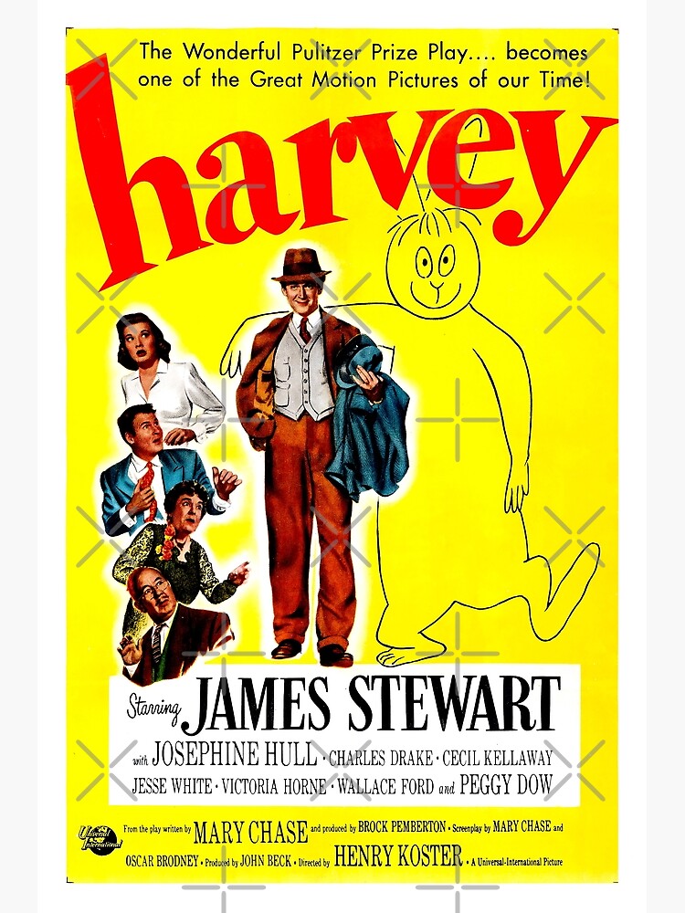 "Harvey (1950) Classic Movie Poster " Poster for Sale by ForTheAges ...