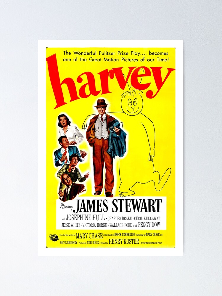 "Harvey (1950) Classic Movie Poster " Poster for Sale by ForTheAges ...