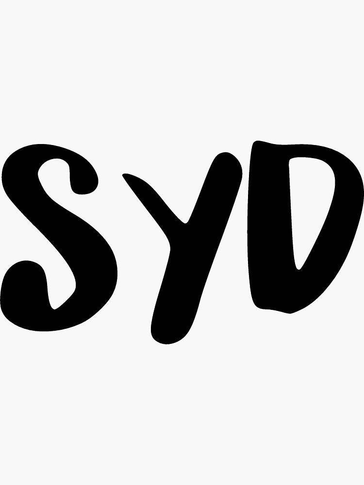 "Syd" Sticker by FTML | Redbubble