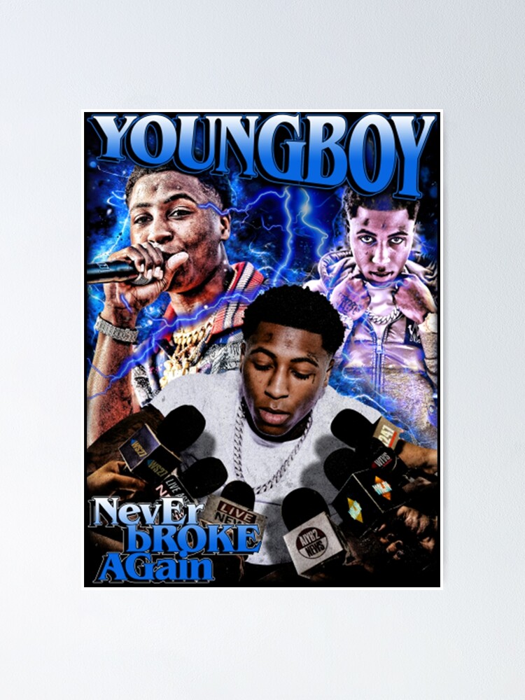 "Young Boy Never Broke Again Art" Poster for Sale by AlejandroRay ...