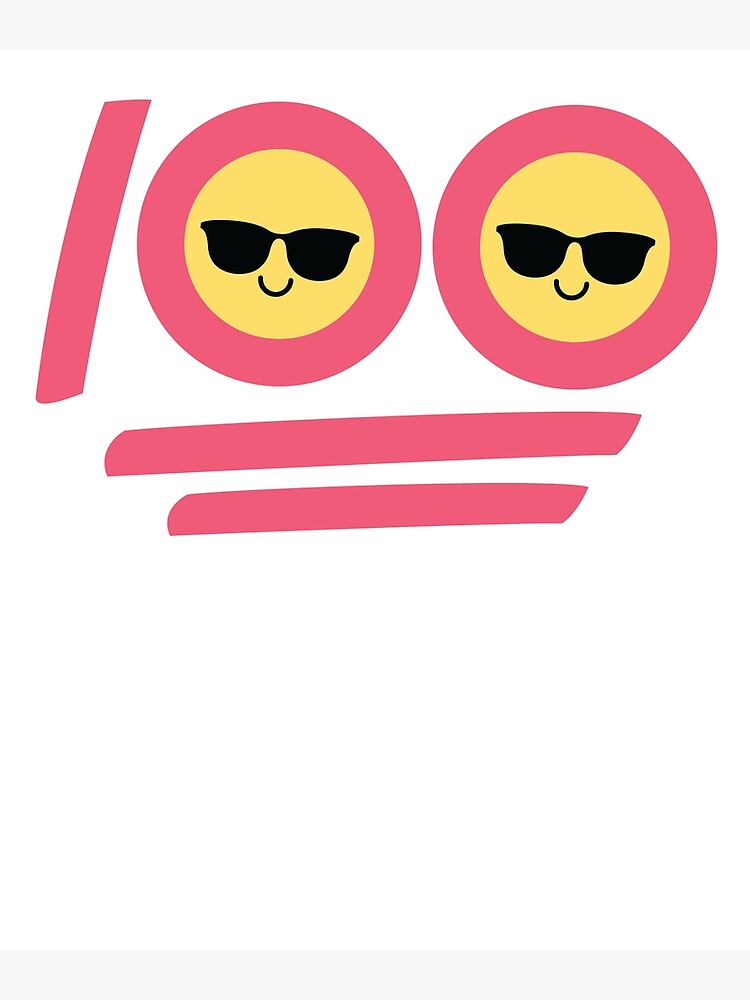 "100 marks Emoji " Photographic Print for Sale by HippoEmo | Redbubble
