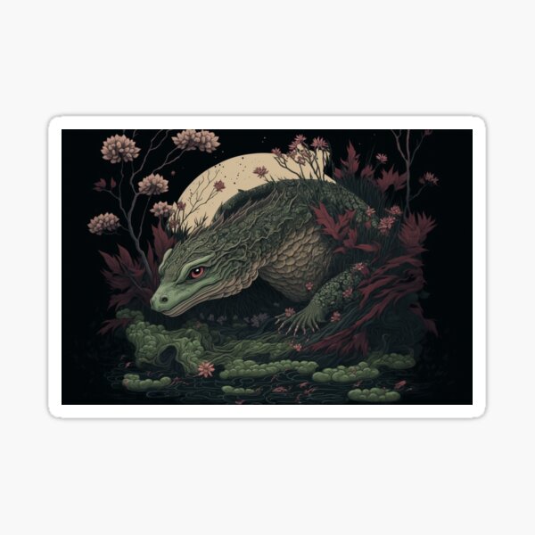 "The creature made from magic swamp" Sticker for Sale by iWinnie ...