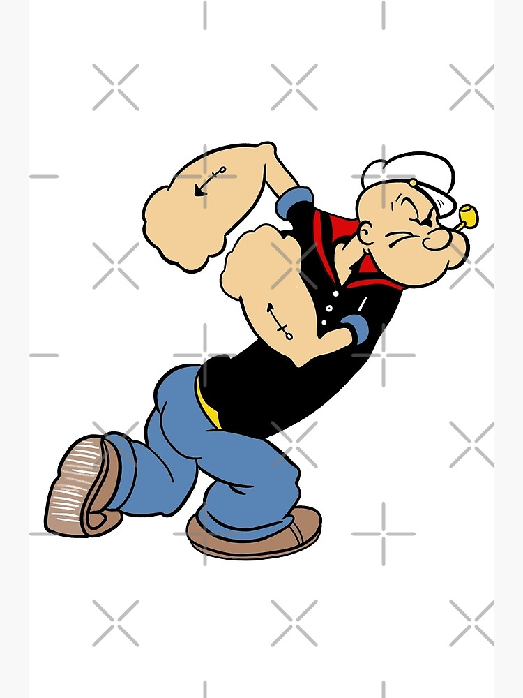 "Popeye The Sailor Run" Poster for Sale by Julia2Julia | Redbubble