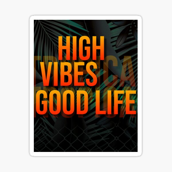 "High Living" Sticker for Sale by gorillacap | Redbubble