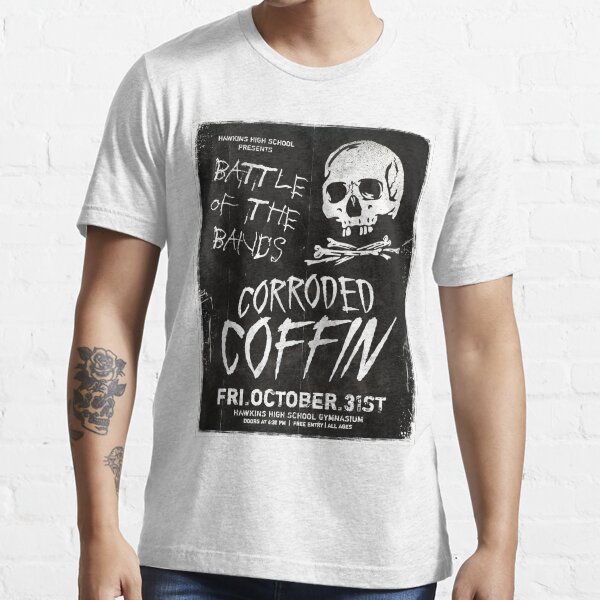 "Corroded Coffin Poster" T-shirt for Sale by bbucciaratis | Redbubble | corroded coffin t-shirts ...