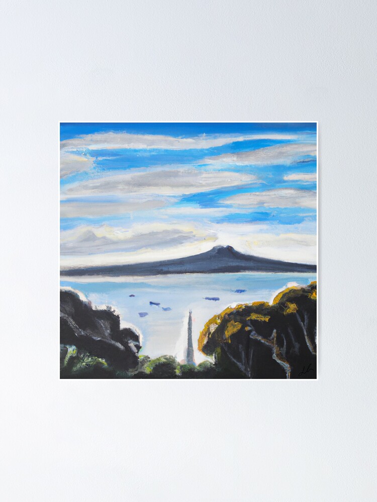 ""Rangi Jetty" - 2022 New Zealand print" Poster for Sale by LocalArtGuy ...