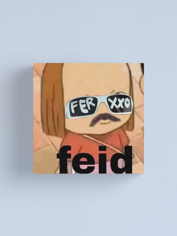 "Feid t-shirt on Ferxxo's instagram profile photo" Canvas Print for ...
