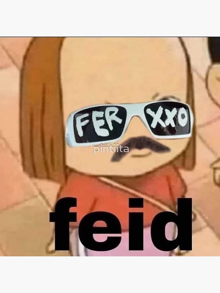 "Feid t-shirt on Ferxxo's instagram profile photo" Canvas Print for ...