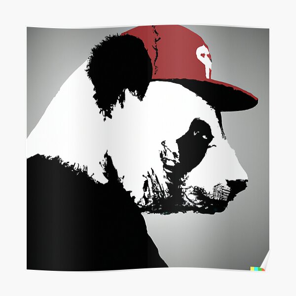 "panda rapper" Poster for Sale by venenosklan | Redbubble