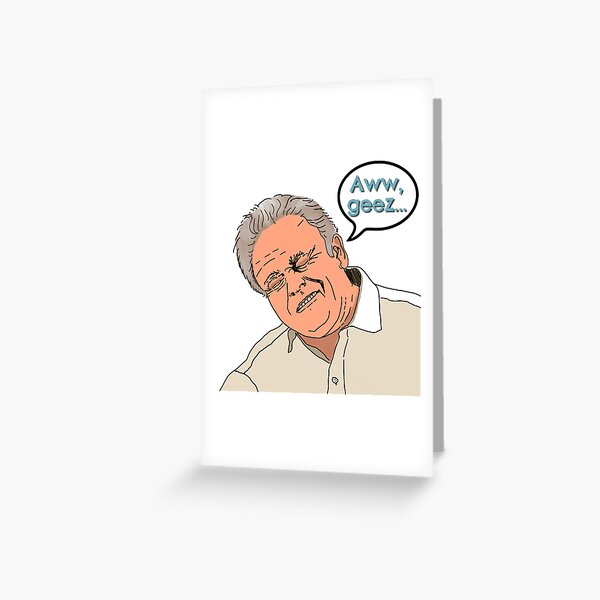 "Aww, geez, Archie Bunker Design" Greeting Card for Sale by GypsyGarou ...