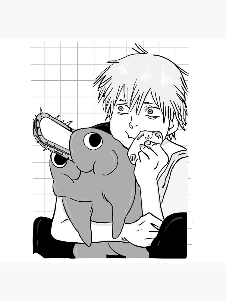 "Denji and pochita || Chainsaw Man" Canvas Print for Sale by orbient ...