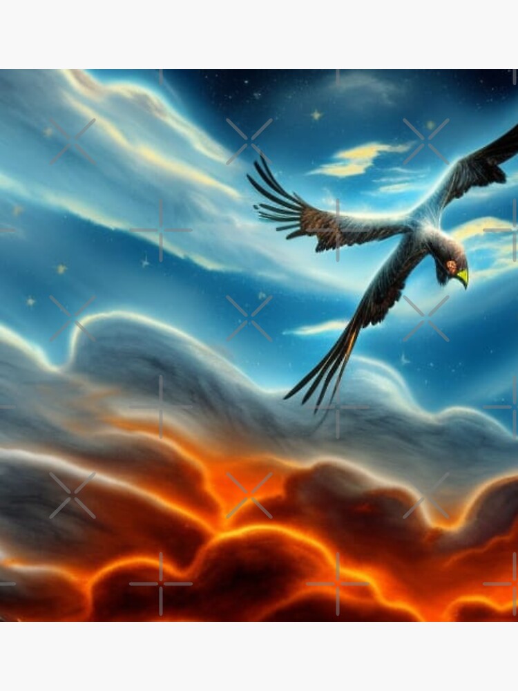 "FLY HIGH" Sticker for Sale by Art-Galleria | Redbubble