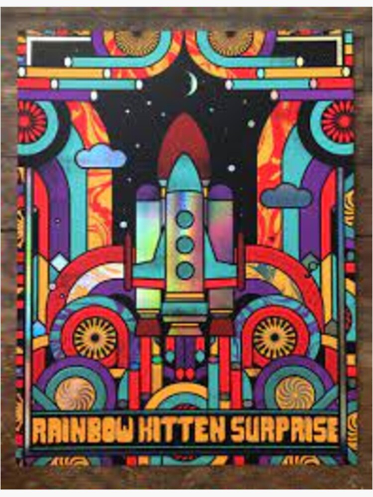"Rainbow Kitten Surprise Band " Sticker for Sale by LineOLakesStore ...