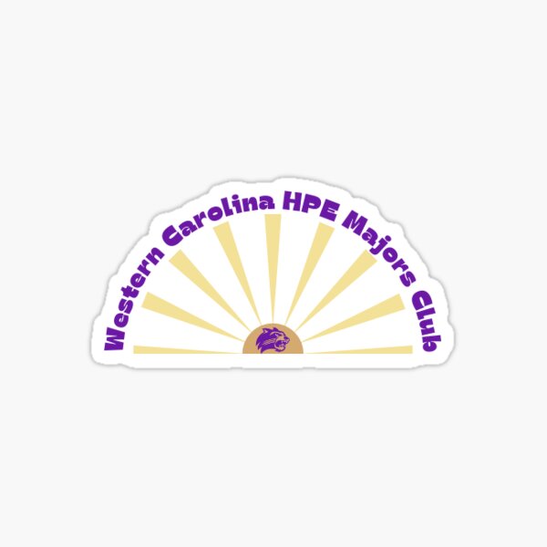 "WCU HPE Major Club - Sunshine" Sticker for Sale by rsjacks3 | Redbubble