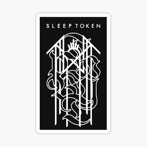 "sleep token cover logo" Sticker for Sale by DaleUnger | Redbubble