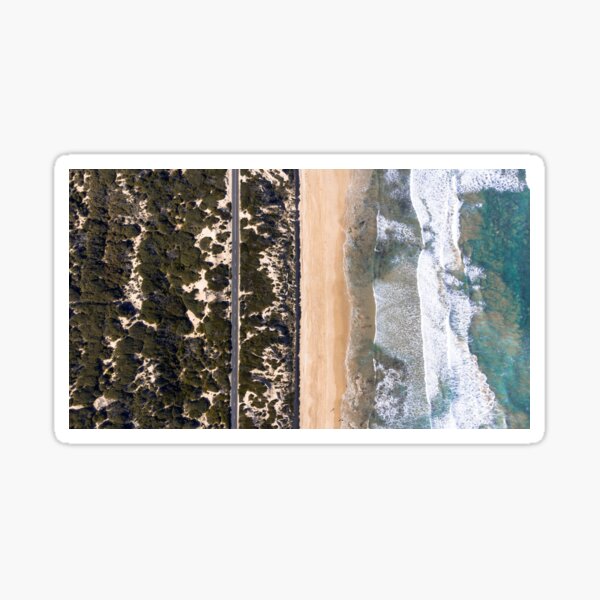 "Where Ocean meets Sand" Sticker for Sale by JayrosParker | Redbubble