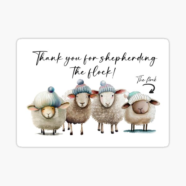 "JW elder gift, shepherding, encouraging shepherd elders gift" Sticker ...