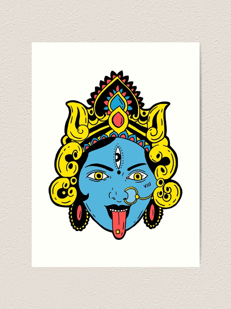 "Kali face" Art Print by theeighth | Redbubble