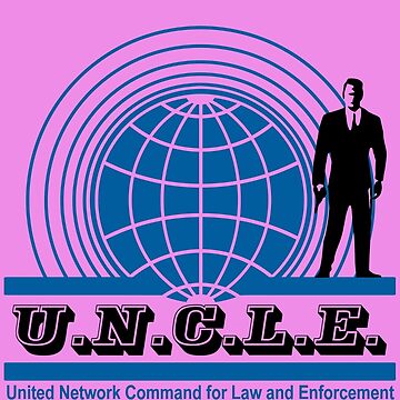 "The Man From Uncle" Sticker for Sale by PatFashion | Redbubble