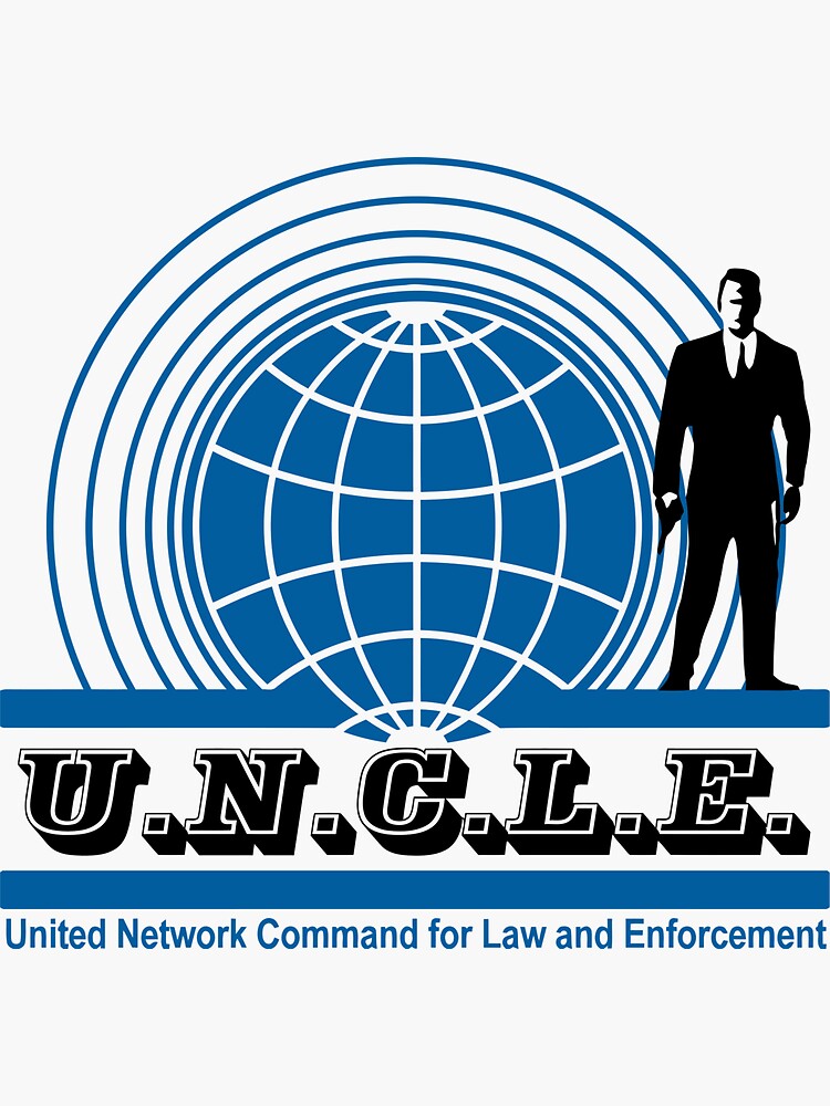 "The Man From Uncle" Sticker for Sale by PatFashion | Redbubble