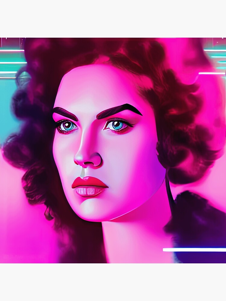 "Retrowave Synthwave 80s Character Design For The Eighties Music Lovers ...