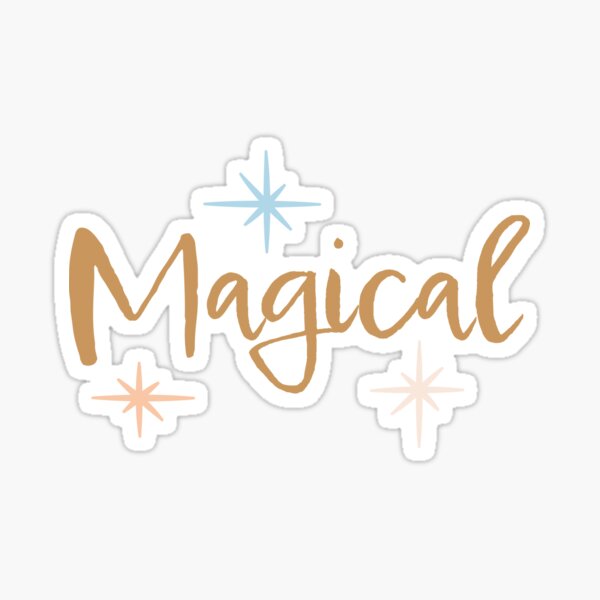 "Magical" Sticker for Sale by Apparent-Design | Redbubble