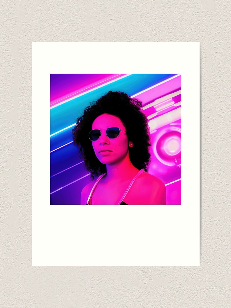 "Retrowave Synthwave 80s Character Design For The Eighties Music Lovers ...