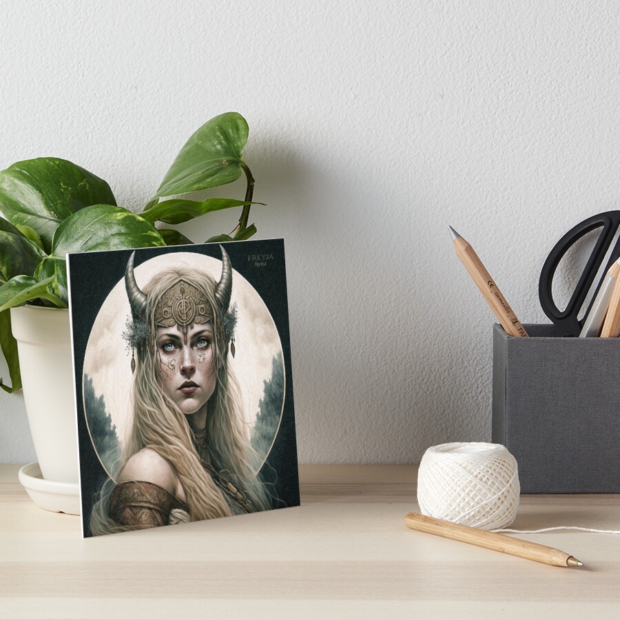 "Norse Mythology - Freya" Art Board Print for Sale by TheHistoryWorld ...