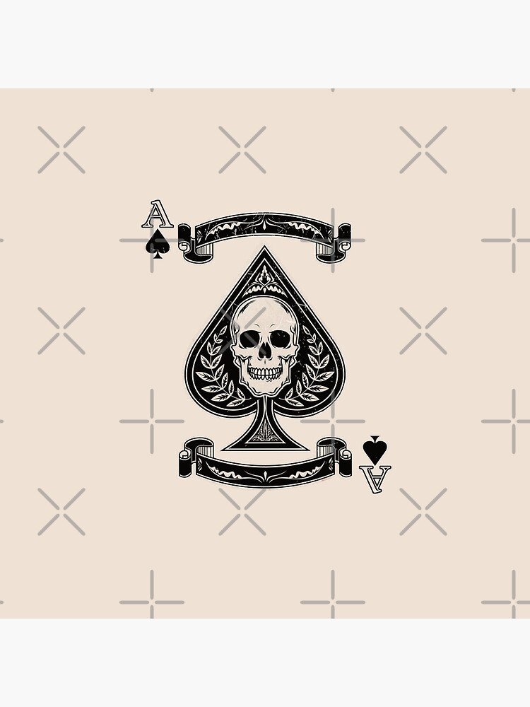 "Ace of Spades Skull Heavy Metal Gothic Rock Lover Biker Gift (Off ...