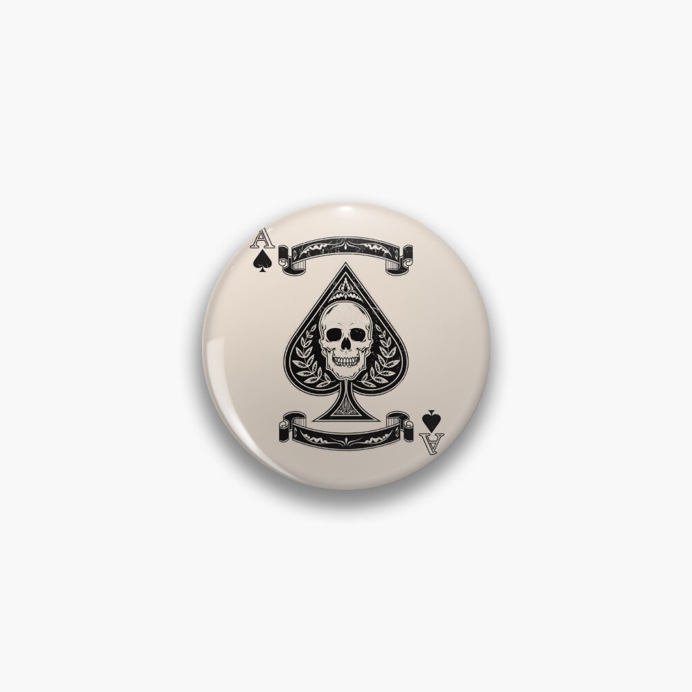 "Ace of Spades Skull Heavy Metal Gothic Rock Lover Biker Gift (Off ...