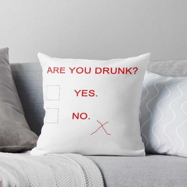 You Ever Drunk Ba Pillows & Cushions for Sale | Redbubble