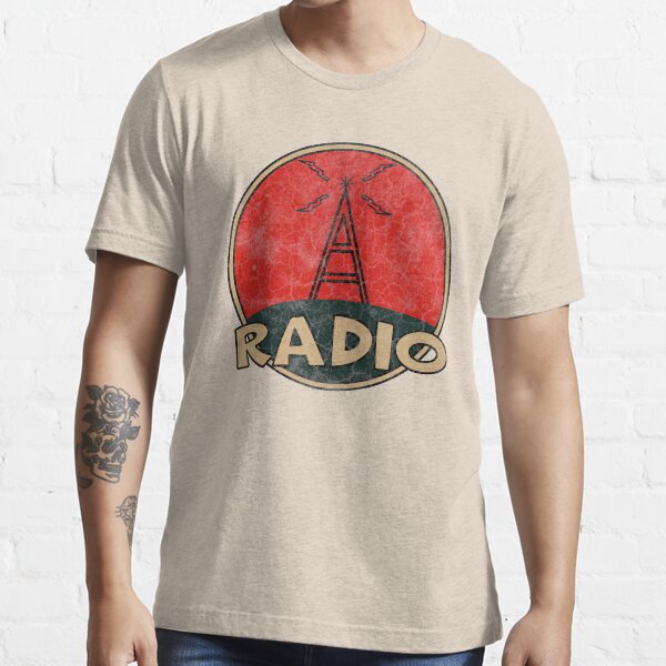 "Vintage Radio Logo" T-shirt for Sale by mrtraz | Redbubble | vintage ...