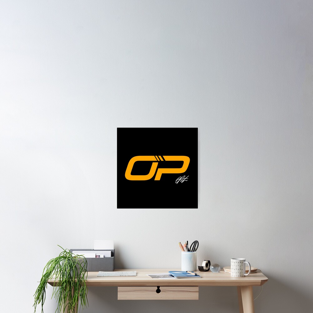 "Oscar Piastri Logo McLaren F1 Driver 2023" Poster for Sale by ...
