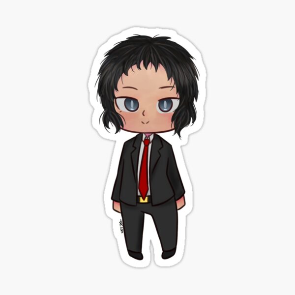 "Chibi Adachi " Sticker for Sale by CustomWoodwo | Redbubble