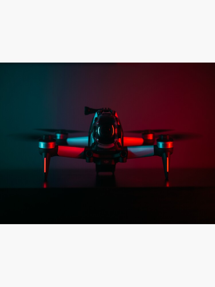 "DJI FPV Drone Dark Mode" Sticker for Sale by Fresh-P-Media | Redbubble
