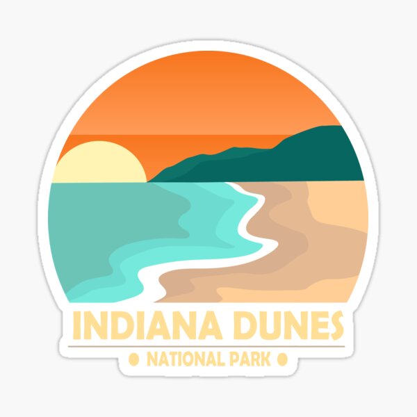 "Indiana Dunes National Park Beach" Sticker for Sale by manmayacool12 ...