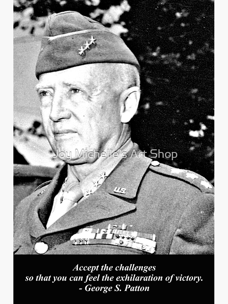 George S. Patton - Quote Canvas sold by Isabel Puig | SKU 40890251 | 30 ...