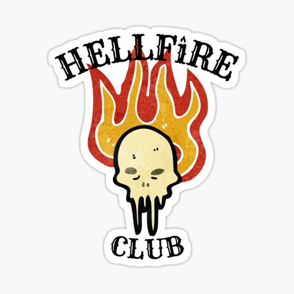 "stranger things - Hellfire Club" Sticker for Sale by no8design | Redbubble