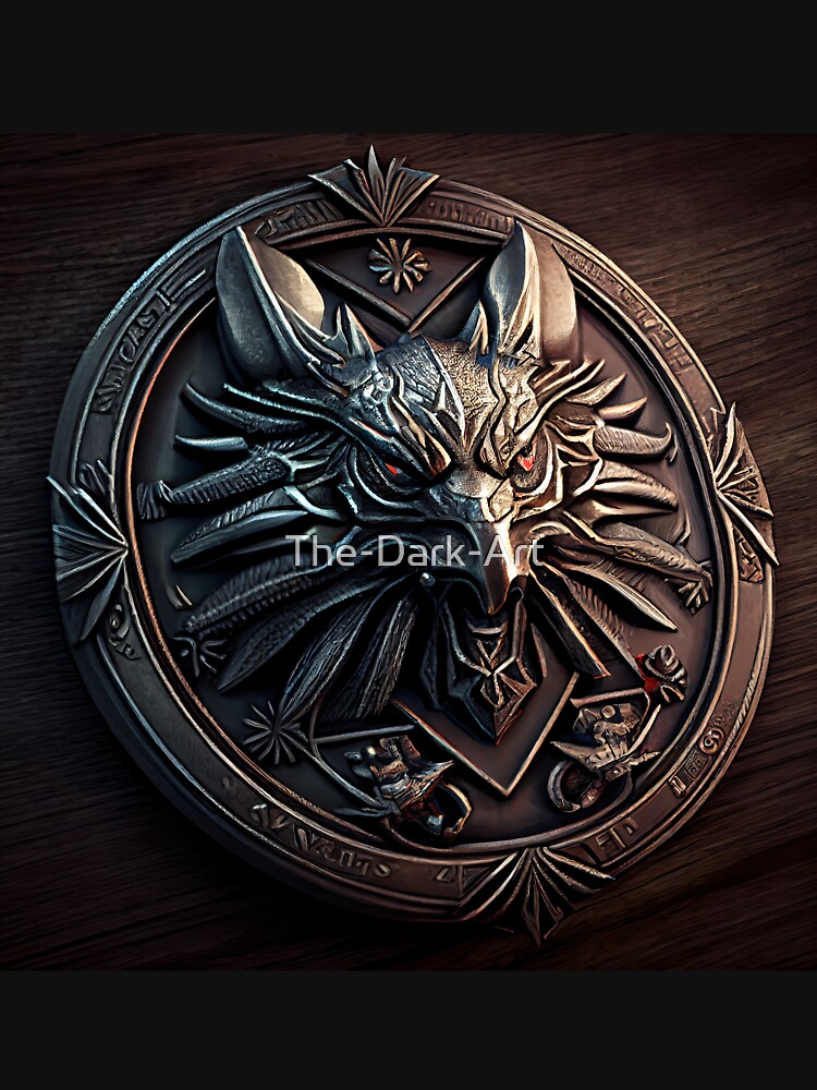 "Witcher 3 Medallion - A Symbol of Power and Magic" T-shirt for Sale by ...