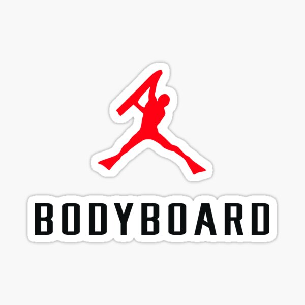 "Bodyboard Air One" Sticker for Sale by Cclikdesign | Redbubble