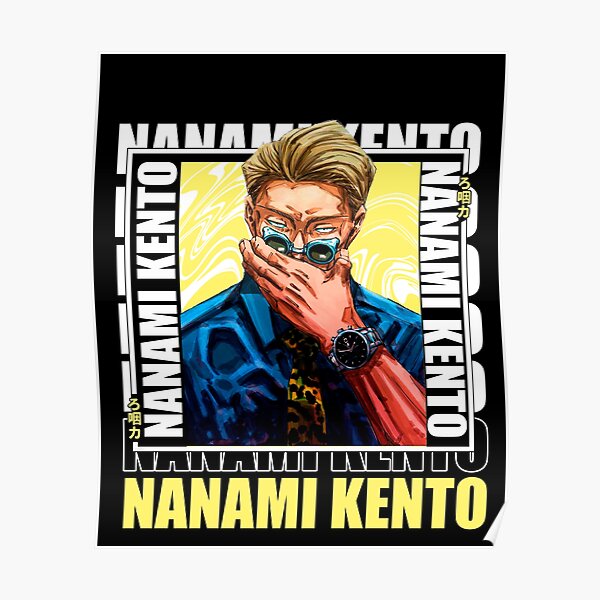 "Nanami Jujutsu Kaisen" Poster for Sale by EffingArt | Redbubble