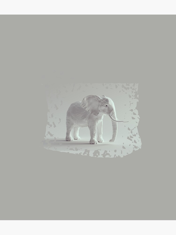 "White elephant" Poster for Sale by Zip-Zup | Redbubble